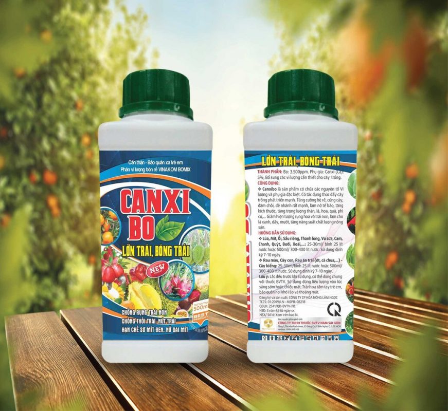 CANXI BO 500ml (Nam Sài Gòn) - CÔNG TY CỔ PHẦN HÓA NÔNG LÂM NGỌC