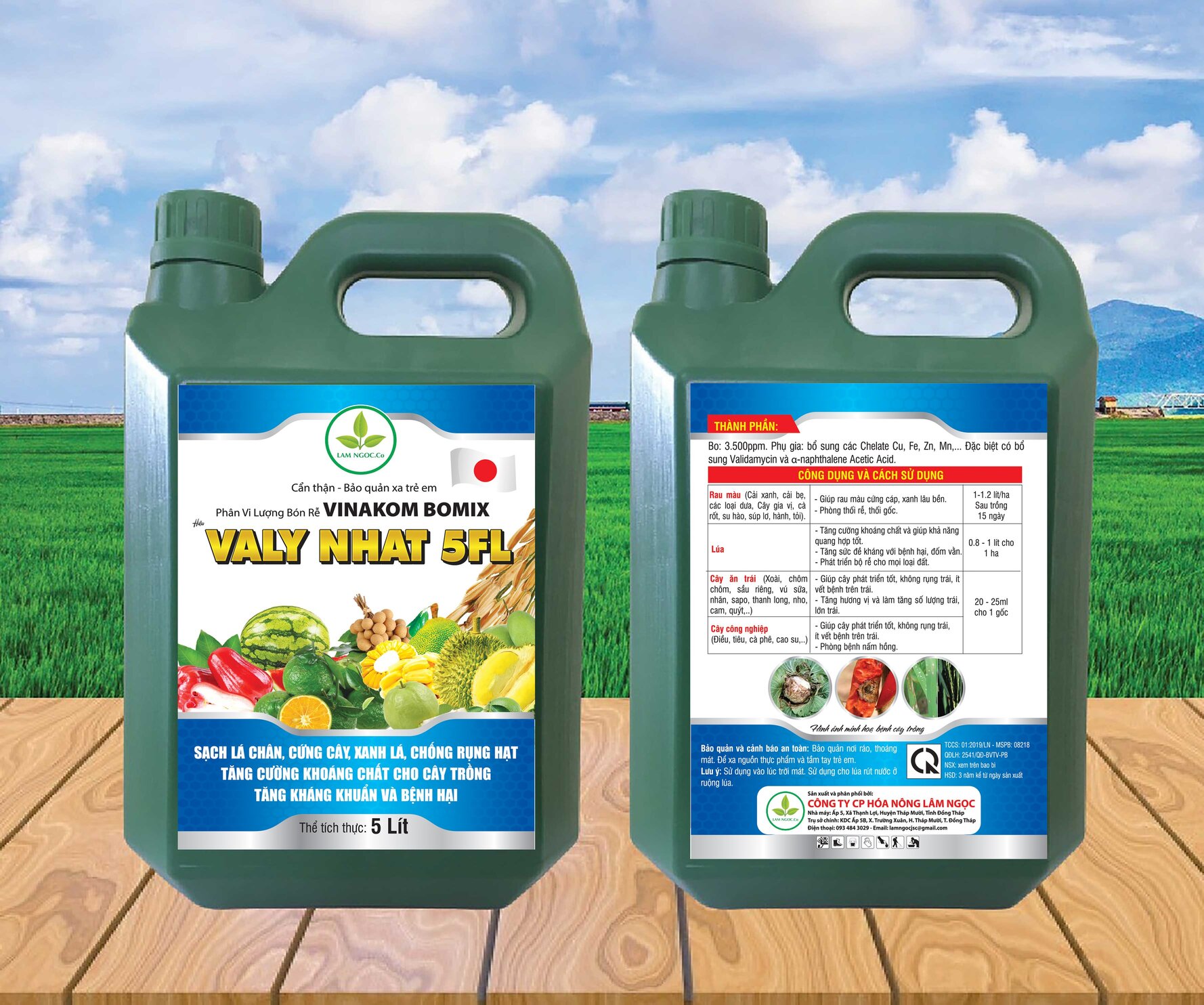 VALY NHAT 5FL - CÔNG TY CỔ PHẦN HÓA NÔNG LÂM NGỌC